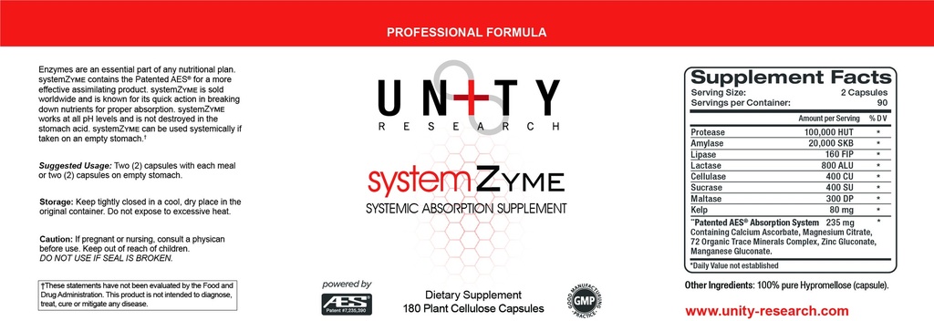 systemZyme (previously metaZyme) | www.unity-research.com